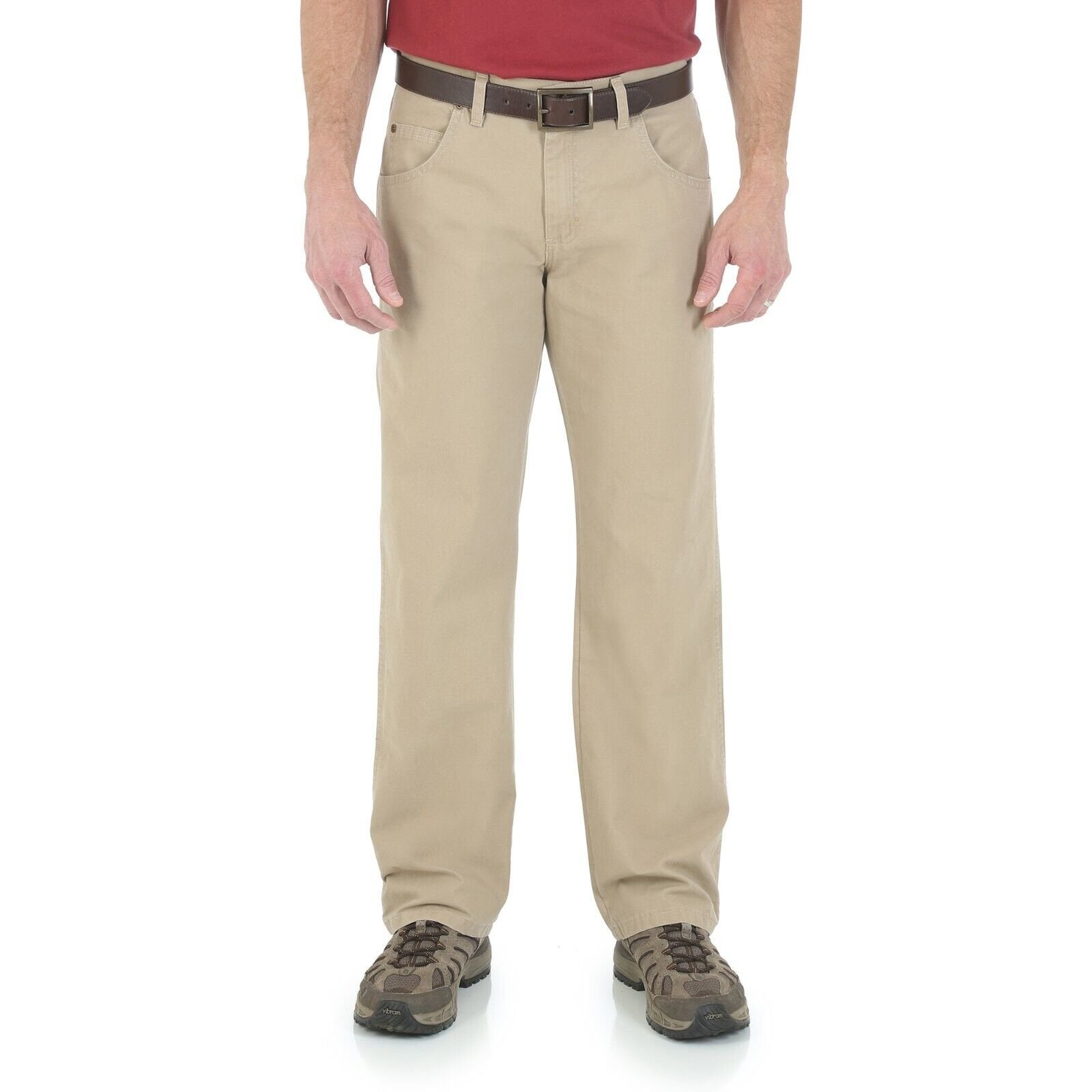 Wrangler Men's Rugged Wear Relaxed Fit Straight Leg Canvas Pant Golden ...