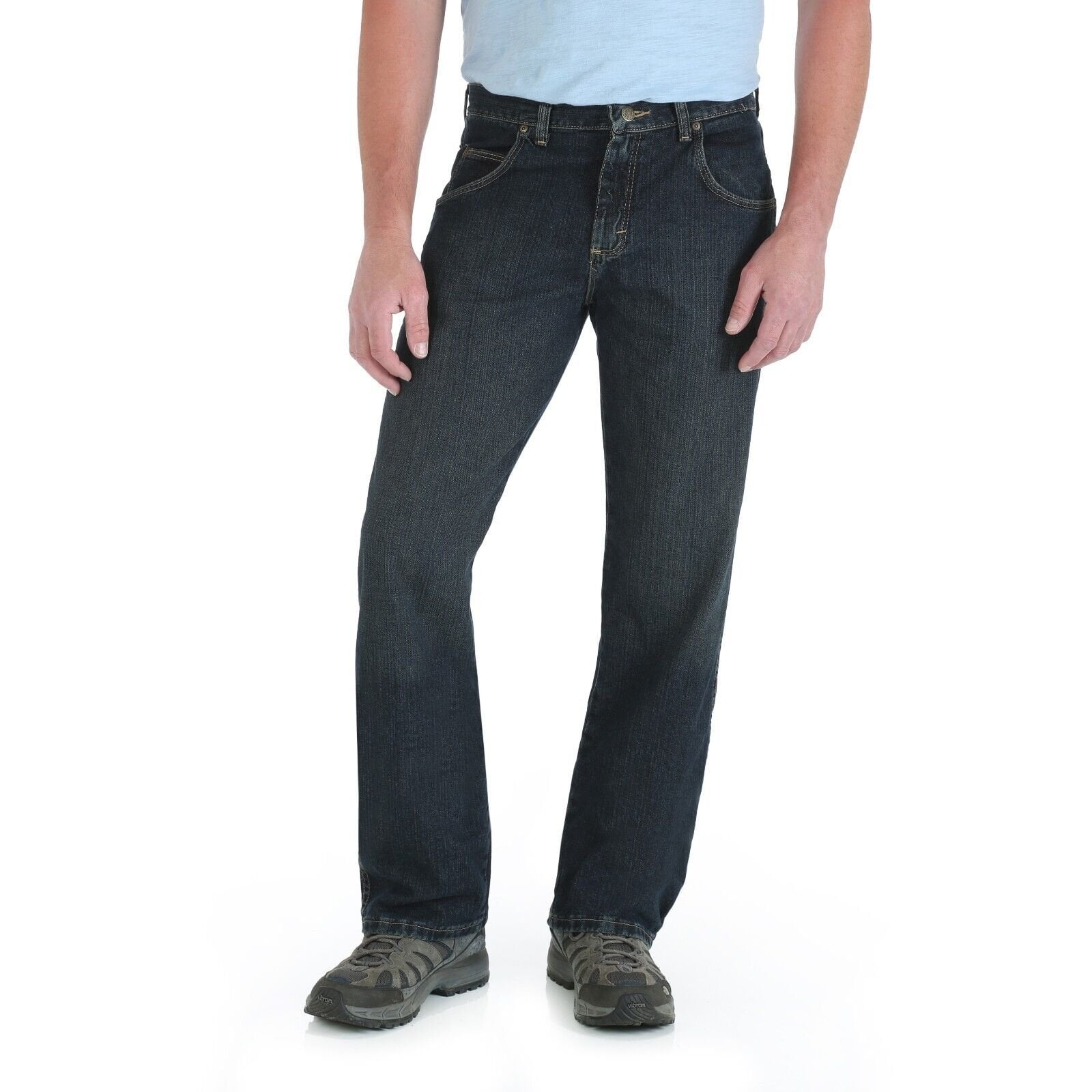 Wrangler Men's Rugged Wear Relaxed Straight Fit Jeans Denim Comfort ...