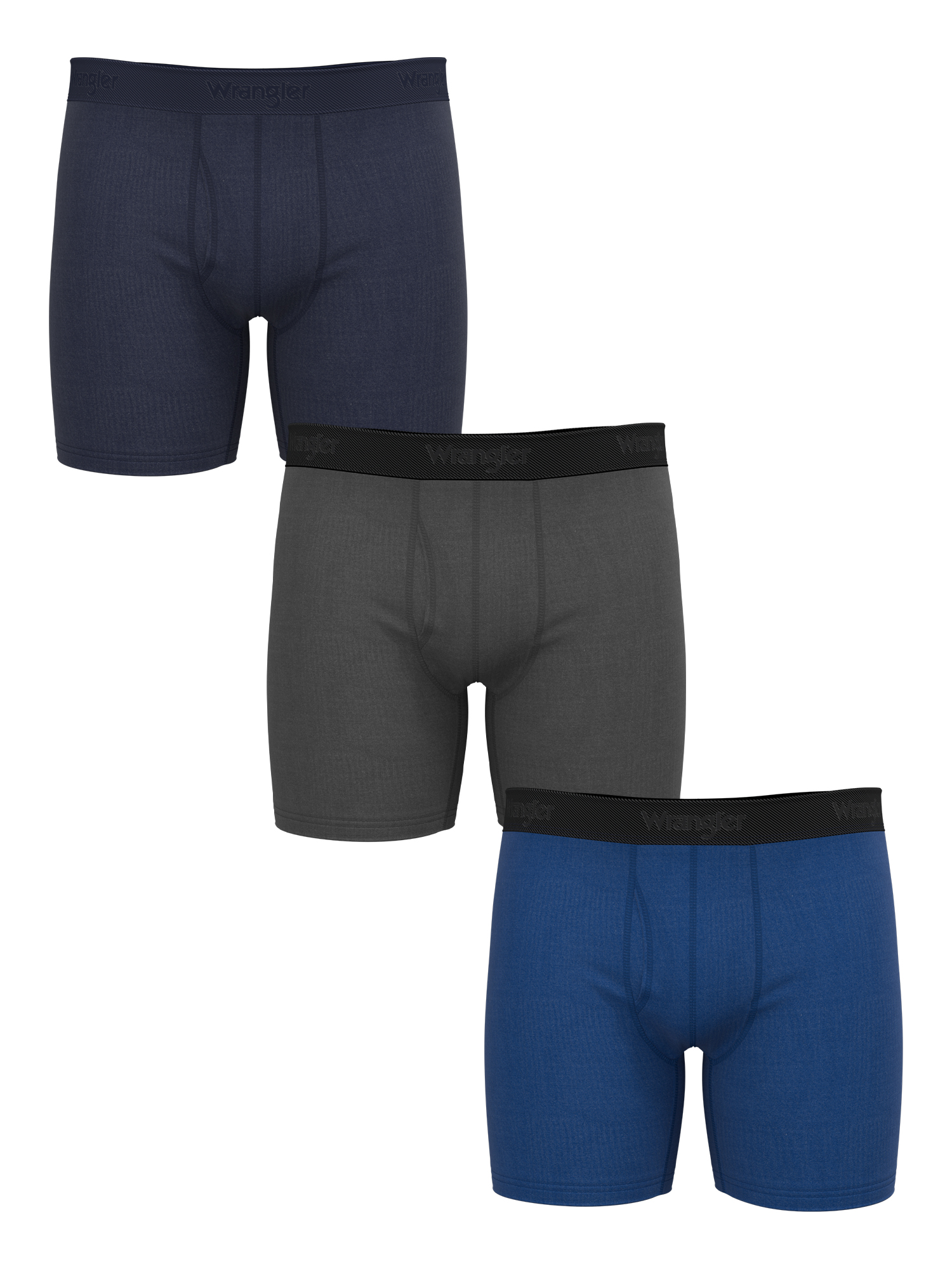 George Men's Soft Touch Rayon Boxer Briefs, 3 Pack - Walmart.com