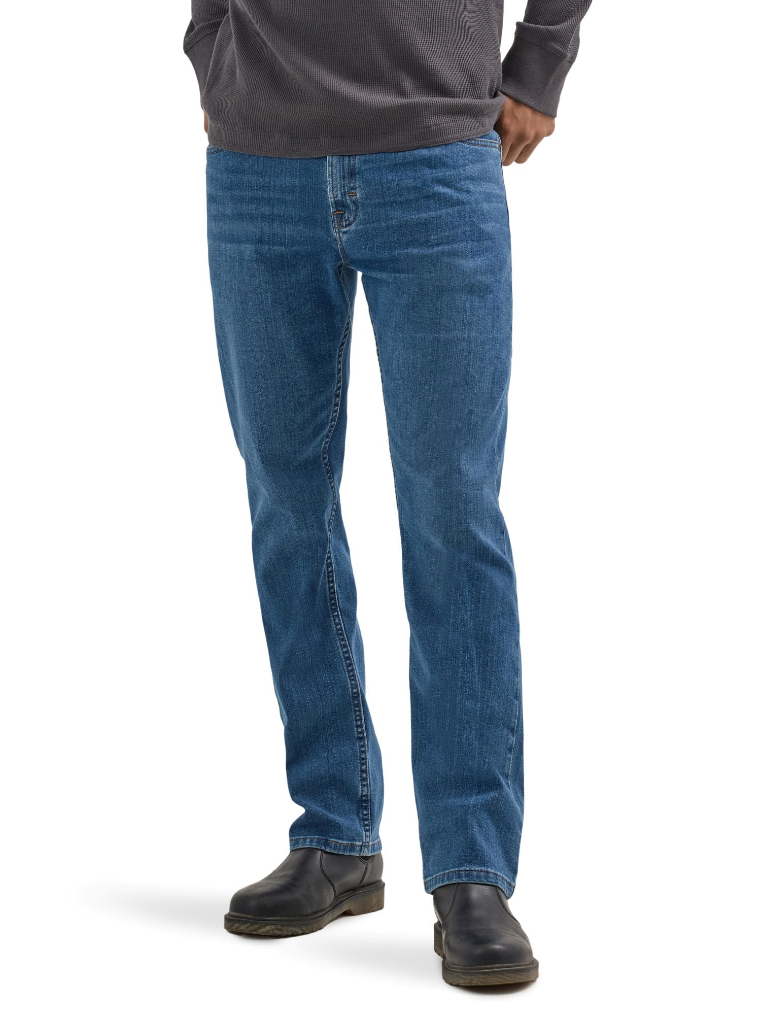 Wrangler Men's Straight Fit Jean with Stretch - Walmart.com