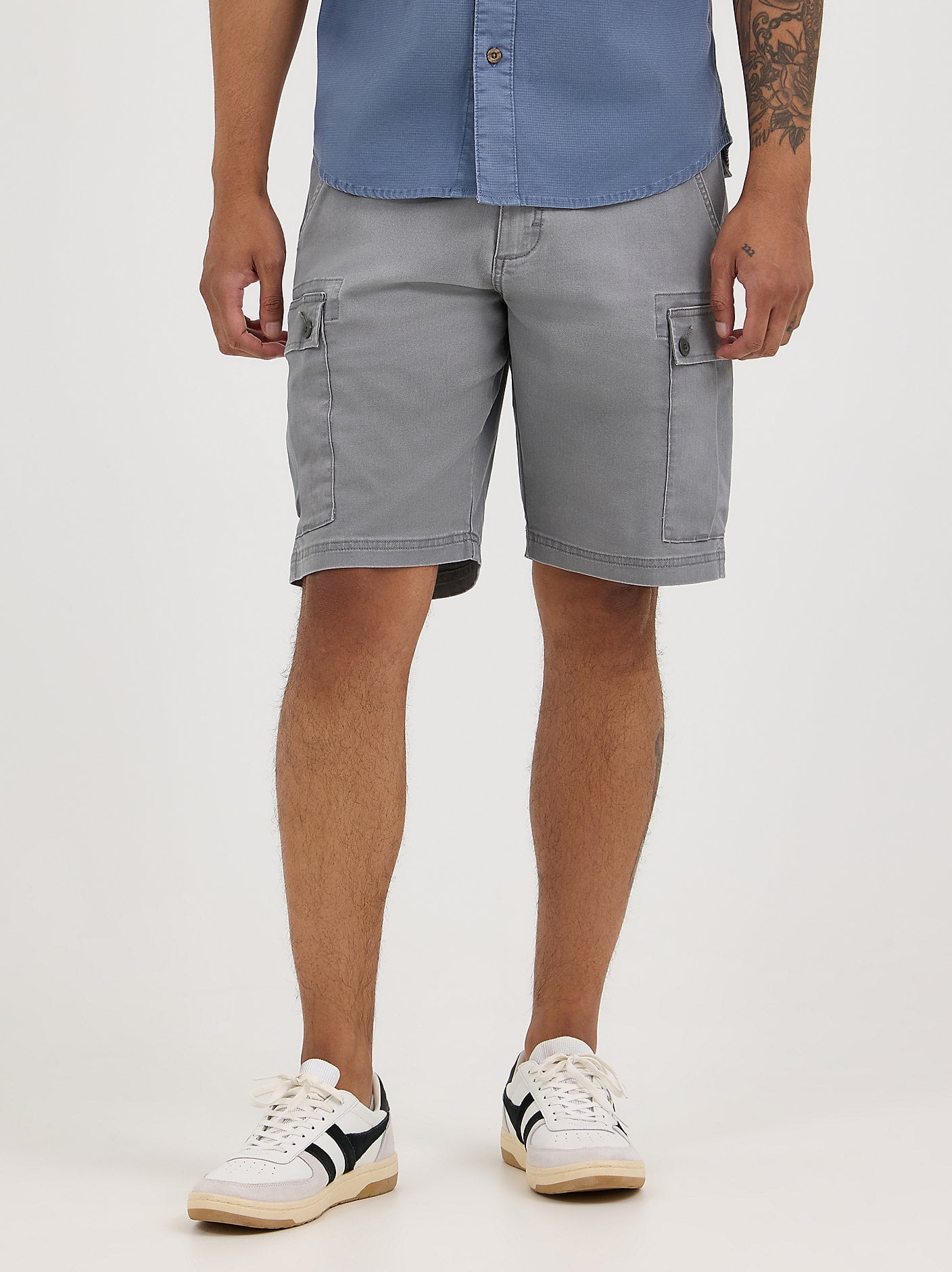 Wrangler Men's Stretch Ripstop Cargo Short Color-Gargoyle, Size 30-44 ...