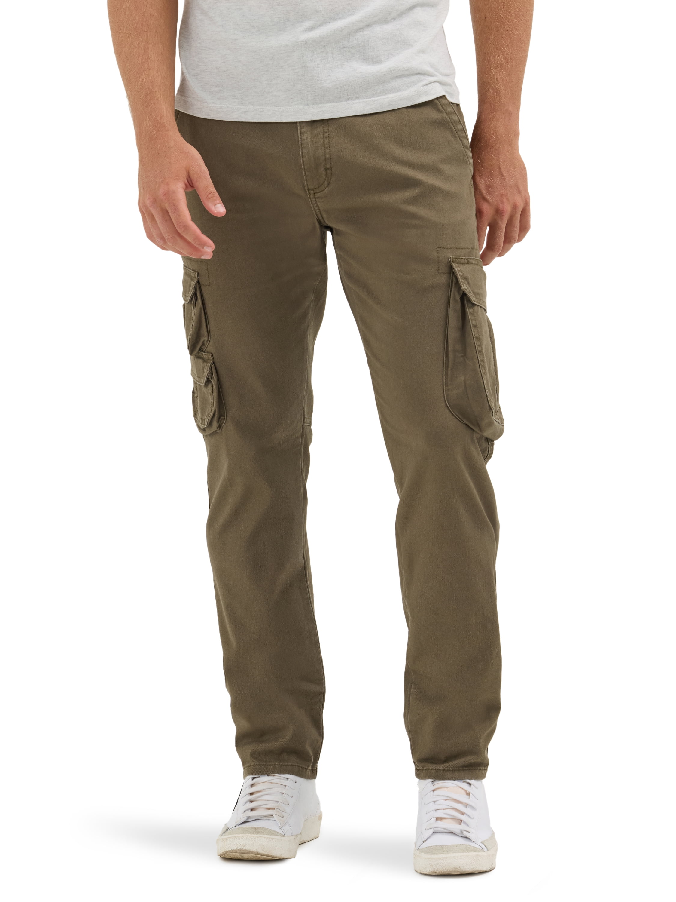 Wrangler® Men's Stretch Taper Leg Regular Fit Cargo Pant - Walmart.com