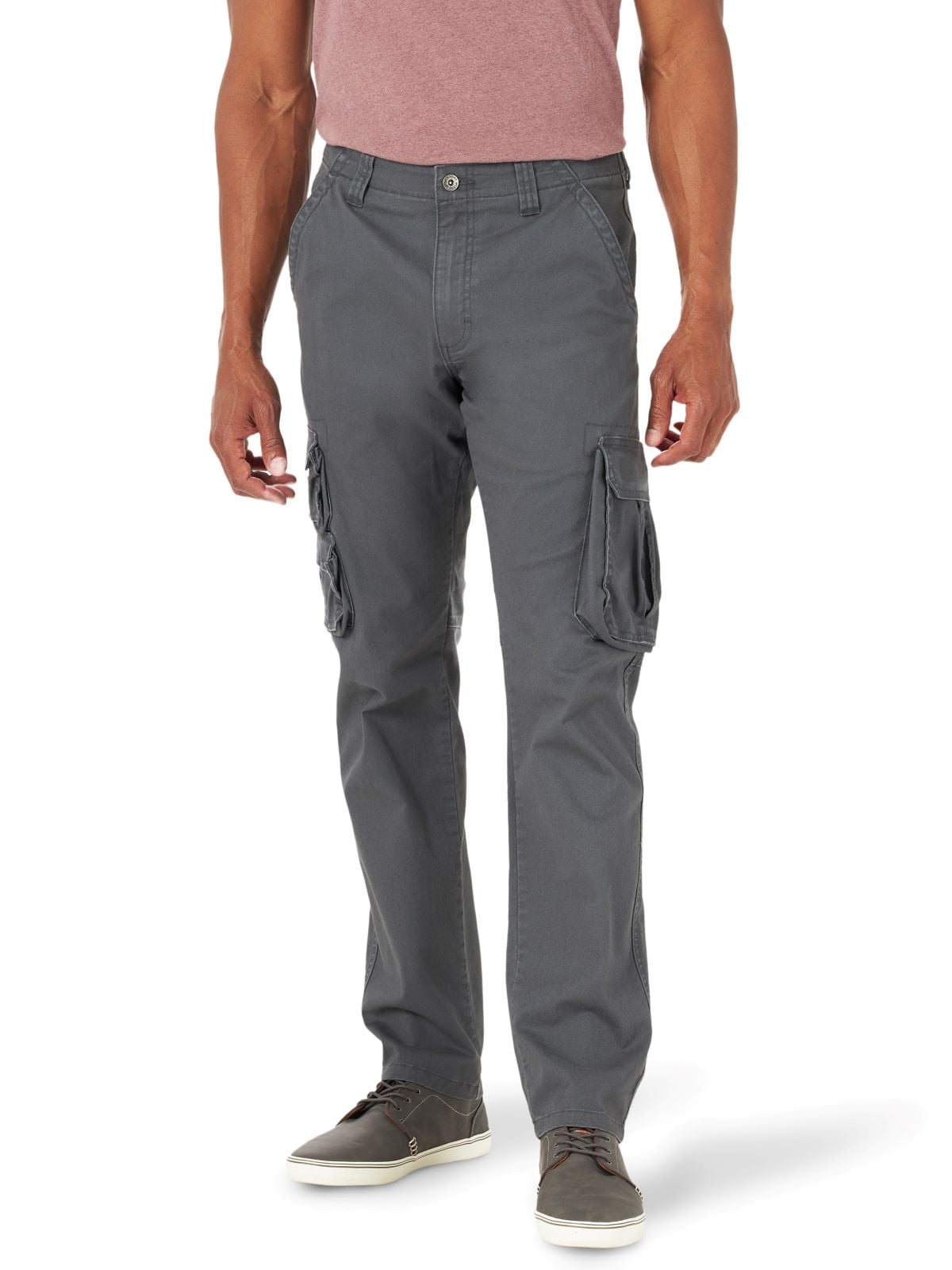 Wrangler® Men's Stretch Taper Leg Regular Fit Cargo Pant - Walmart.com