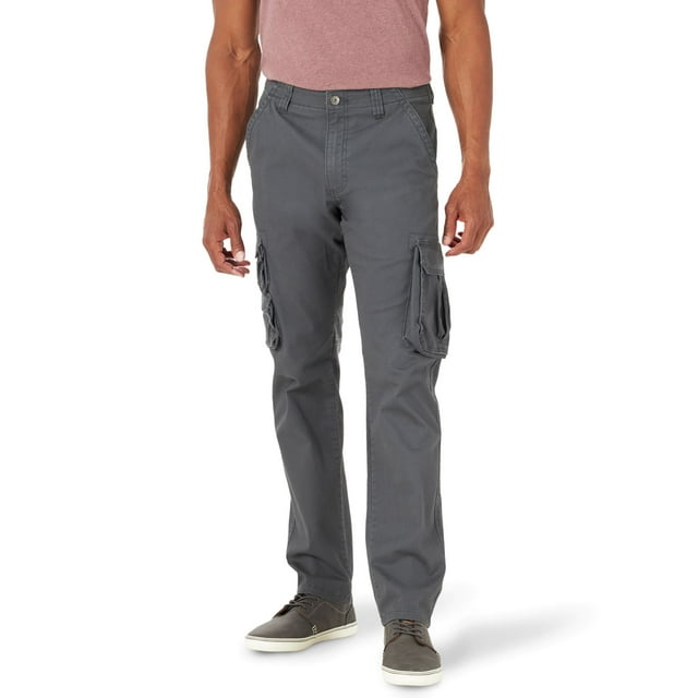 Wrangler® Men's Stretch Taper Leg Regular Fit Cargo Pant - Walmart.com