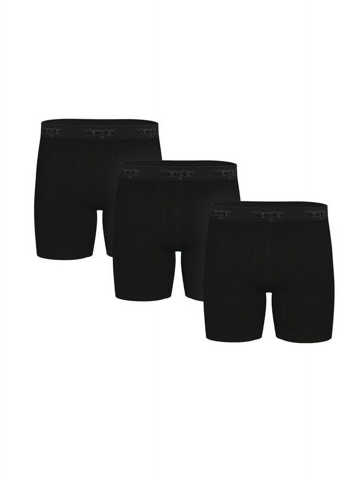 Wrangler Men’s Supima ComfortFlex Stretch Boxer Briefs, 6-Pack ...
