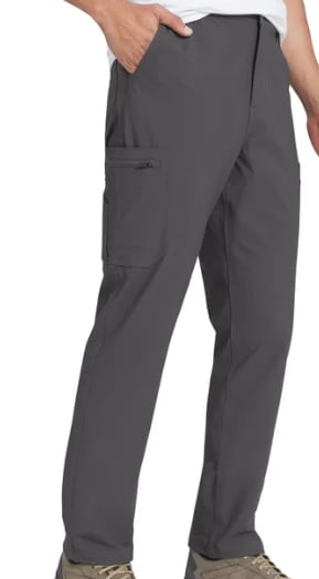 Wrangler Men’s Tech Cargo Pants Stretch Nylon Utility Pocket Outdoor ...