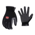 Wrangler Men’s Utility Work Gloves – Large, Synthetic Leather Palm ...