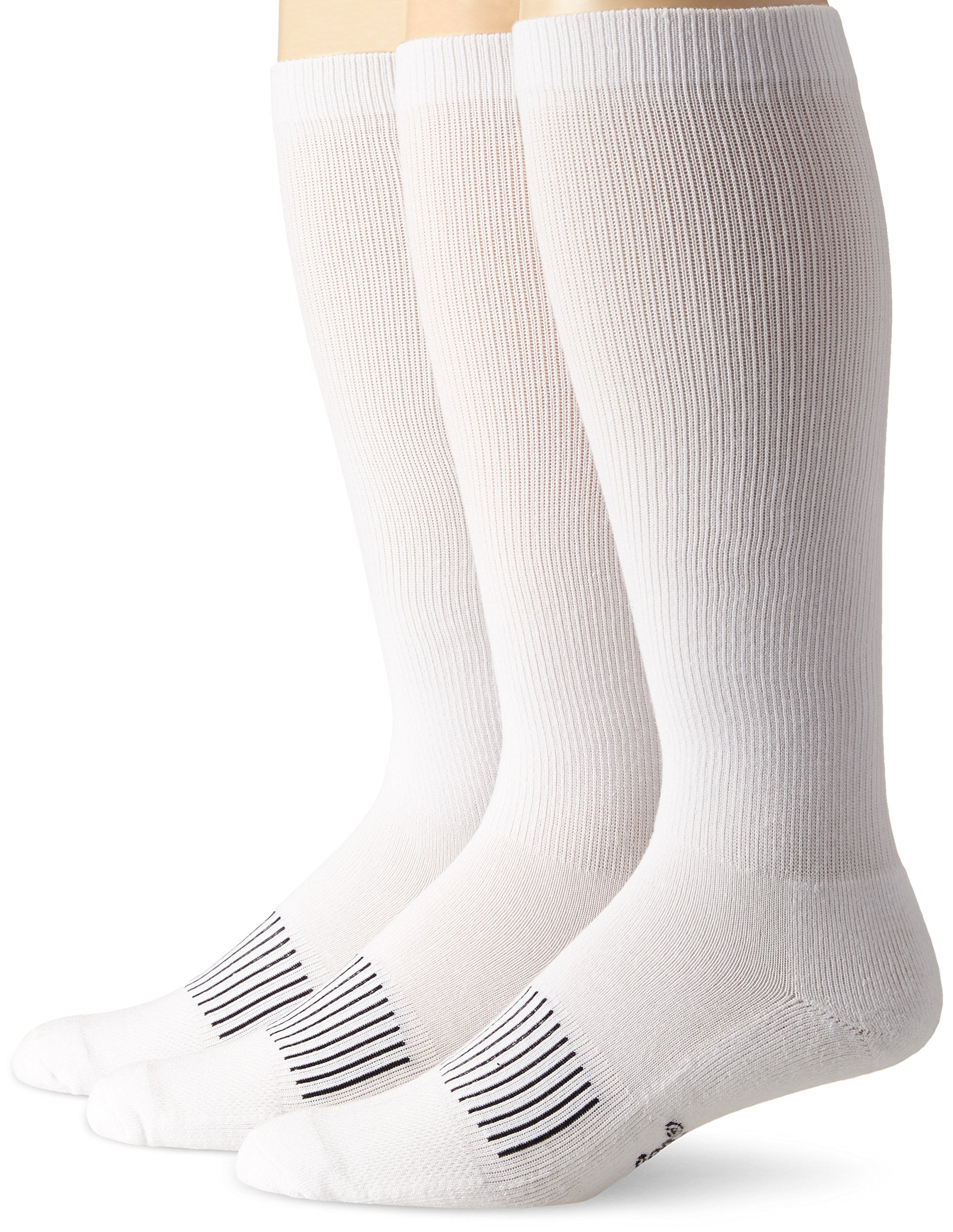 Wrangler Men's Western Boot Socks (Pack of 3) Shoe Size: 9-13 White ...