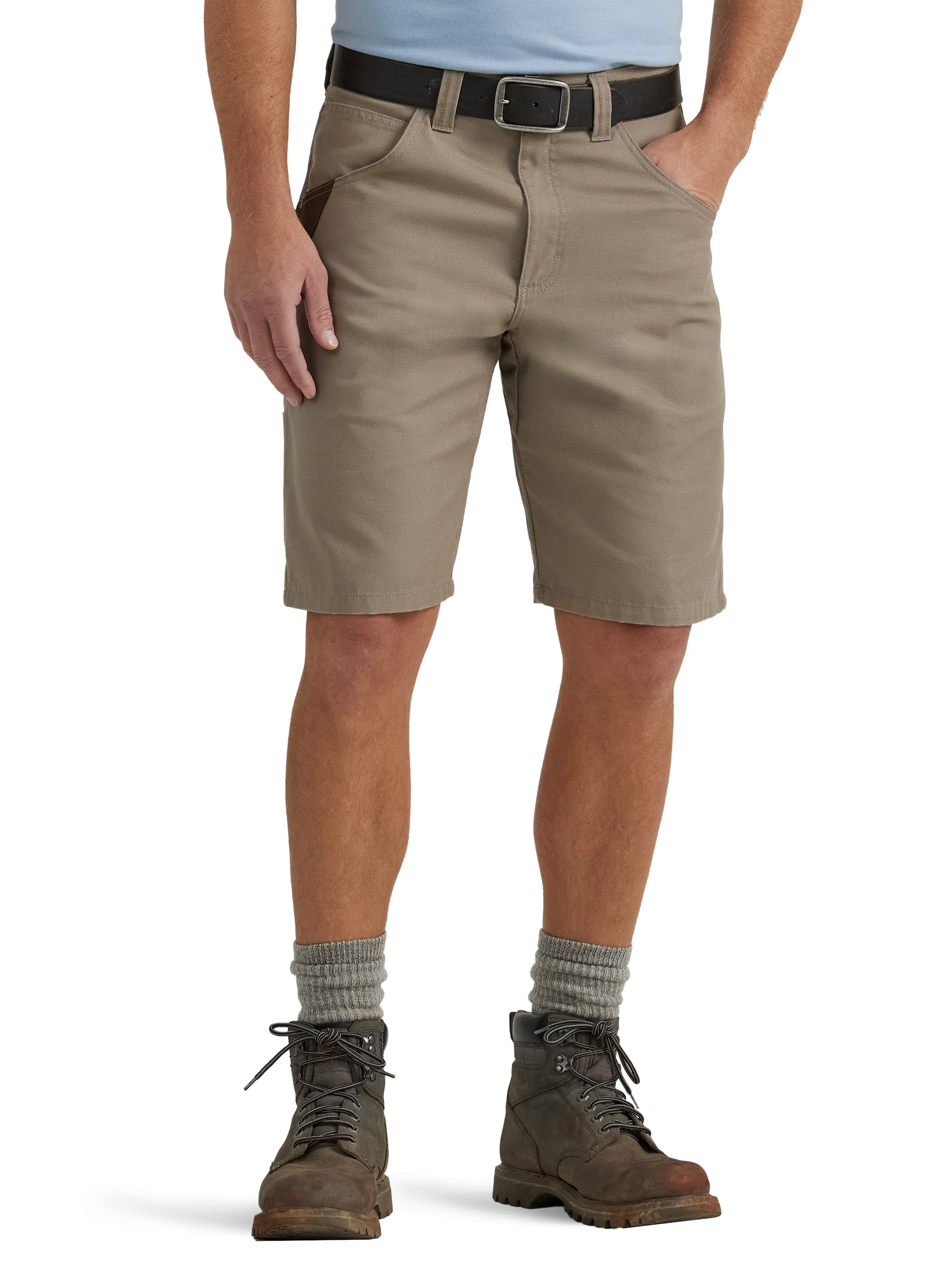 Wrangler Men's Utility Canvas Workwear Shorts with Tool Pockets and ...