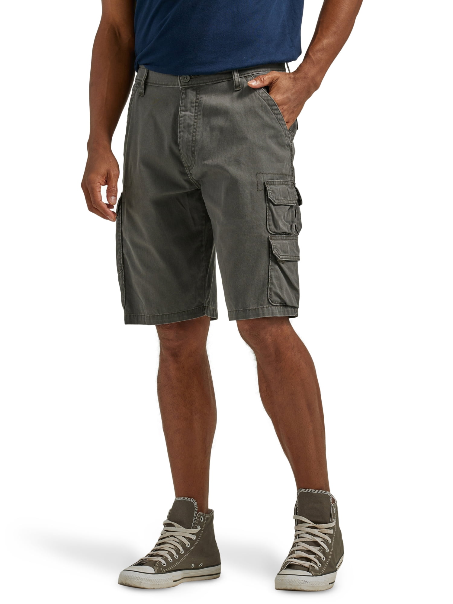 Wrangler Men's and Big Men's Multi-Pocket Cargo Short with Stretch ...