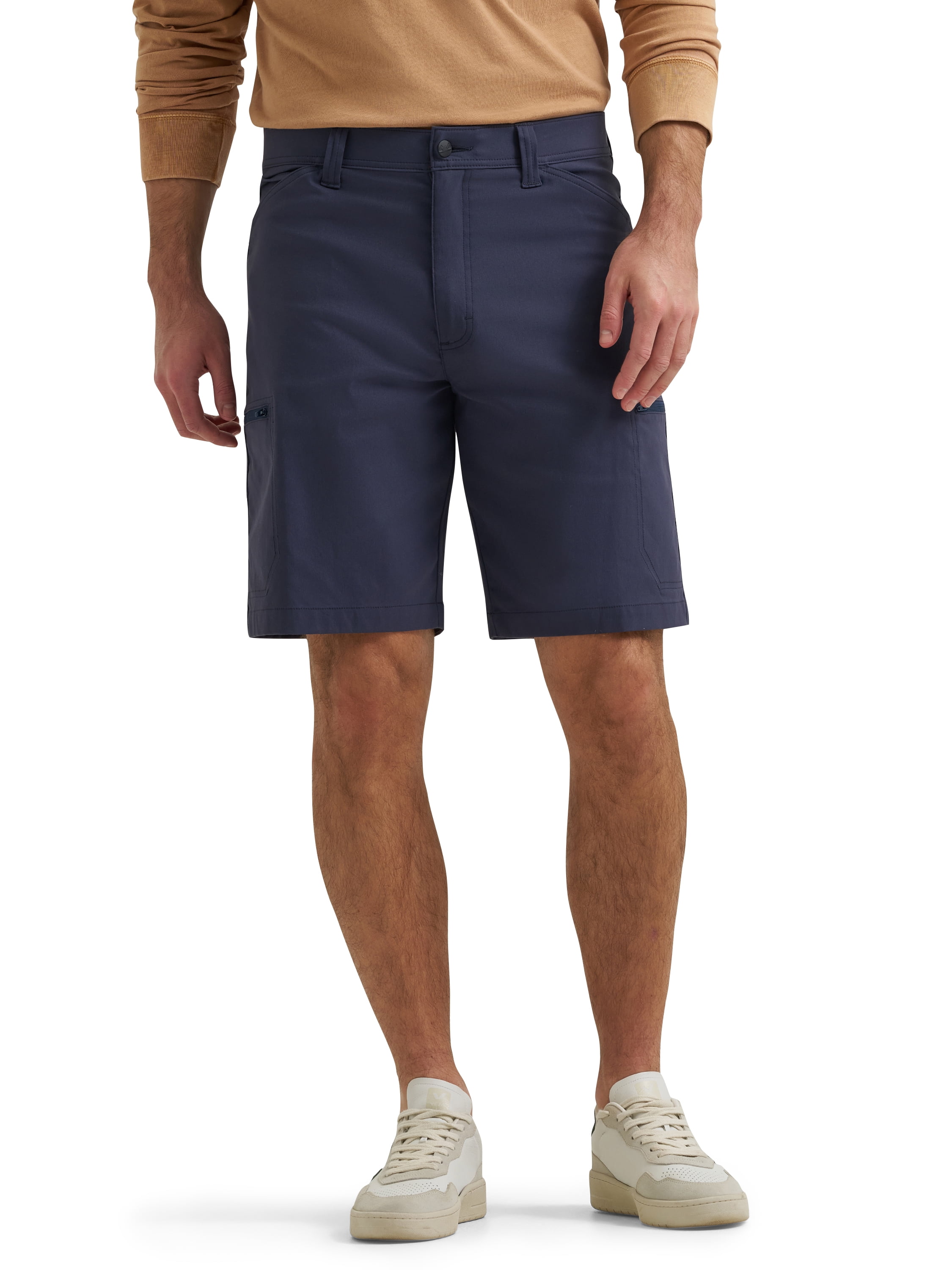 Wrangler® Men's and Big Men's Outdoor Performance Zip Cargo Short with ...