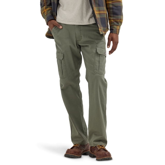 Wrangler Men's and Big Men's Relaxed Fit Cargo Pants With Stretch ...