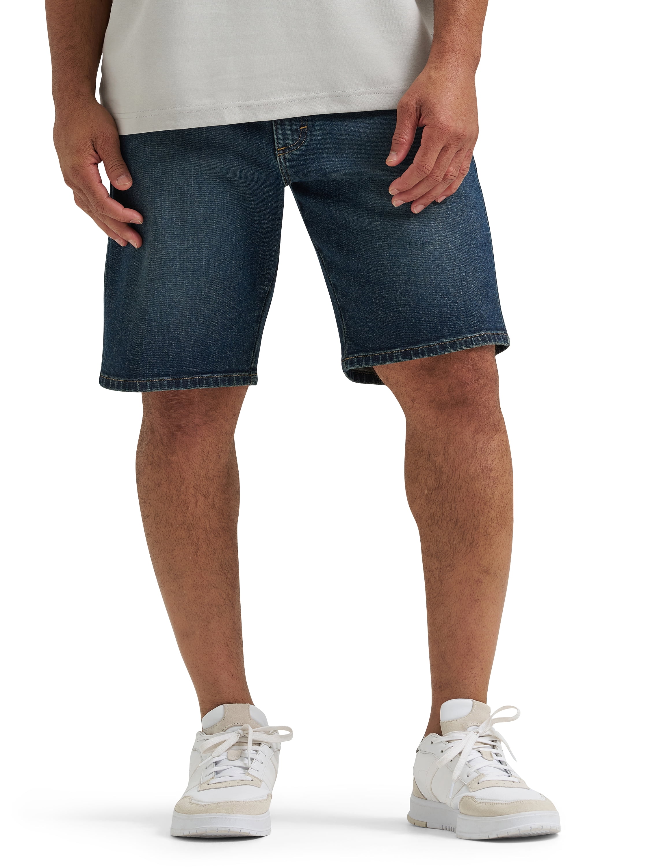 Wrangler® Men's and Big Men's Relaxed Fit Five Pocket Denim Short (30 ...