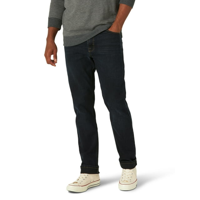 Wrangler Men's Straight Fit Jean with Stretch - Walmart.com