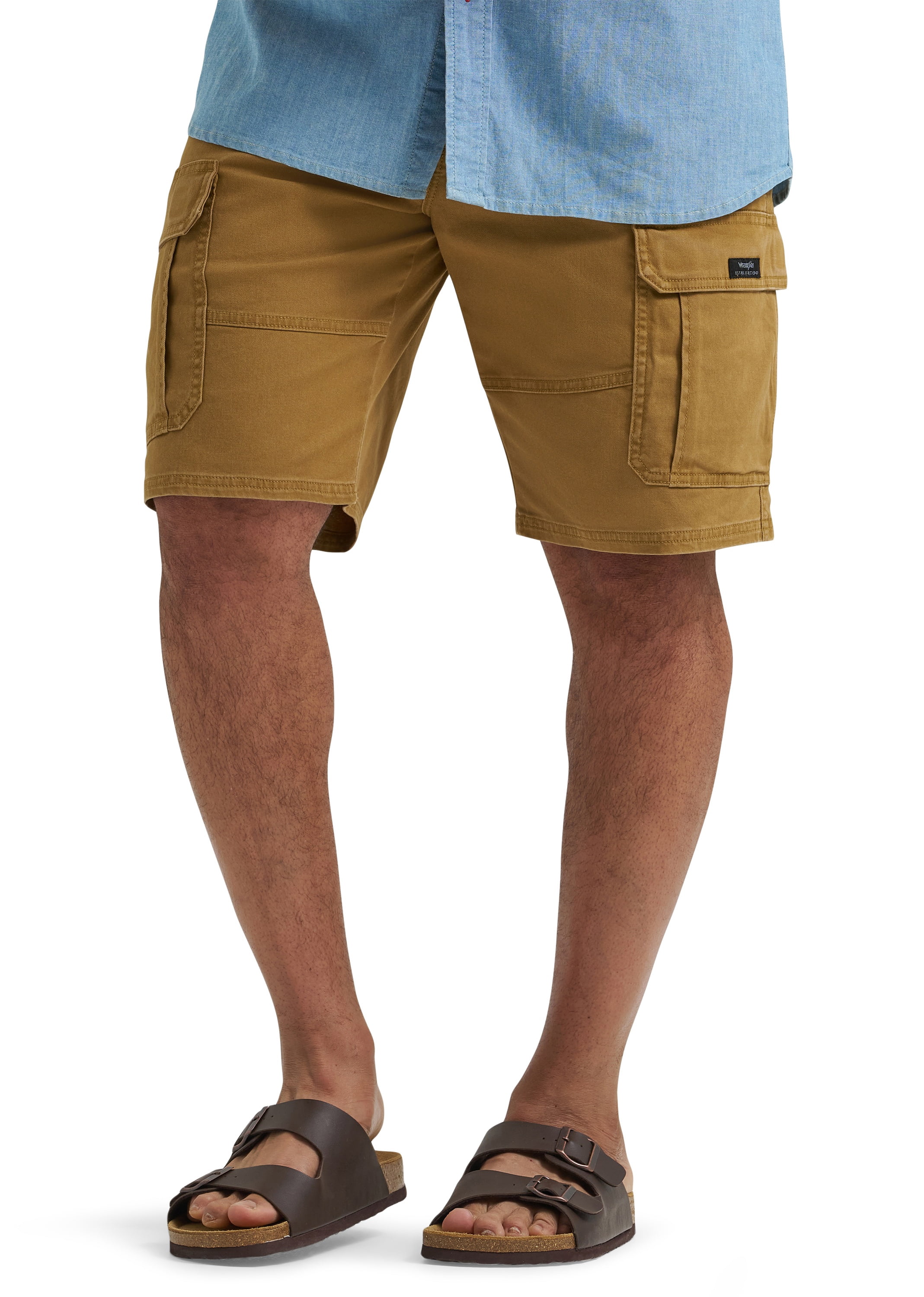 Wrangler Men's and Big Men's Stretch Cargo Shorts - Walmart.com
