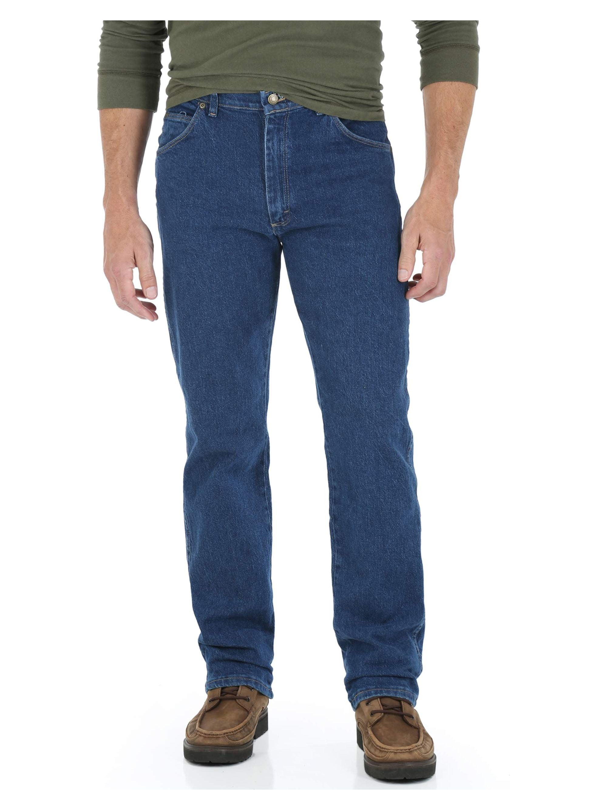 Wrangler Men's and Big Men's U-Shape Regular Fit Jean with Comfort Flex ...