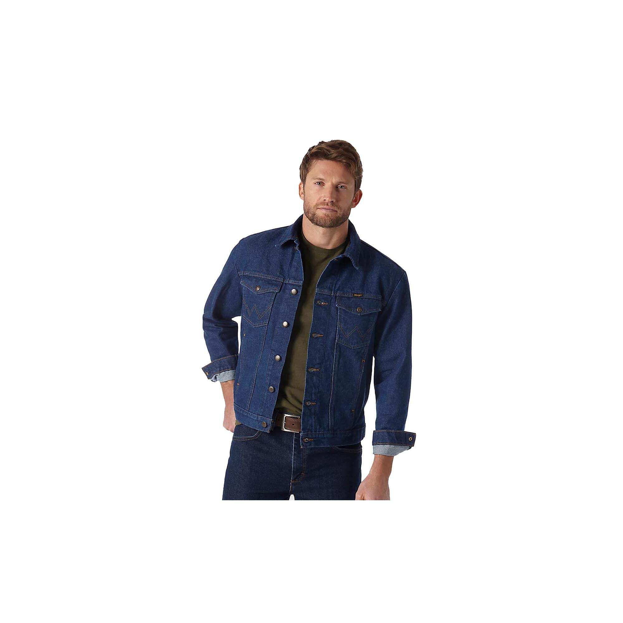 Wrangler Outerwear Mens XL Jean Jacket, Heavyweight Denim - Walmart.com
