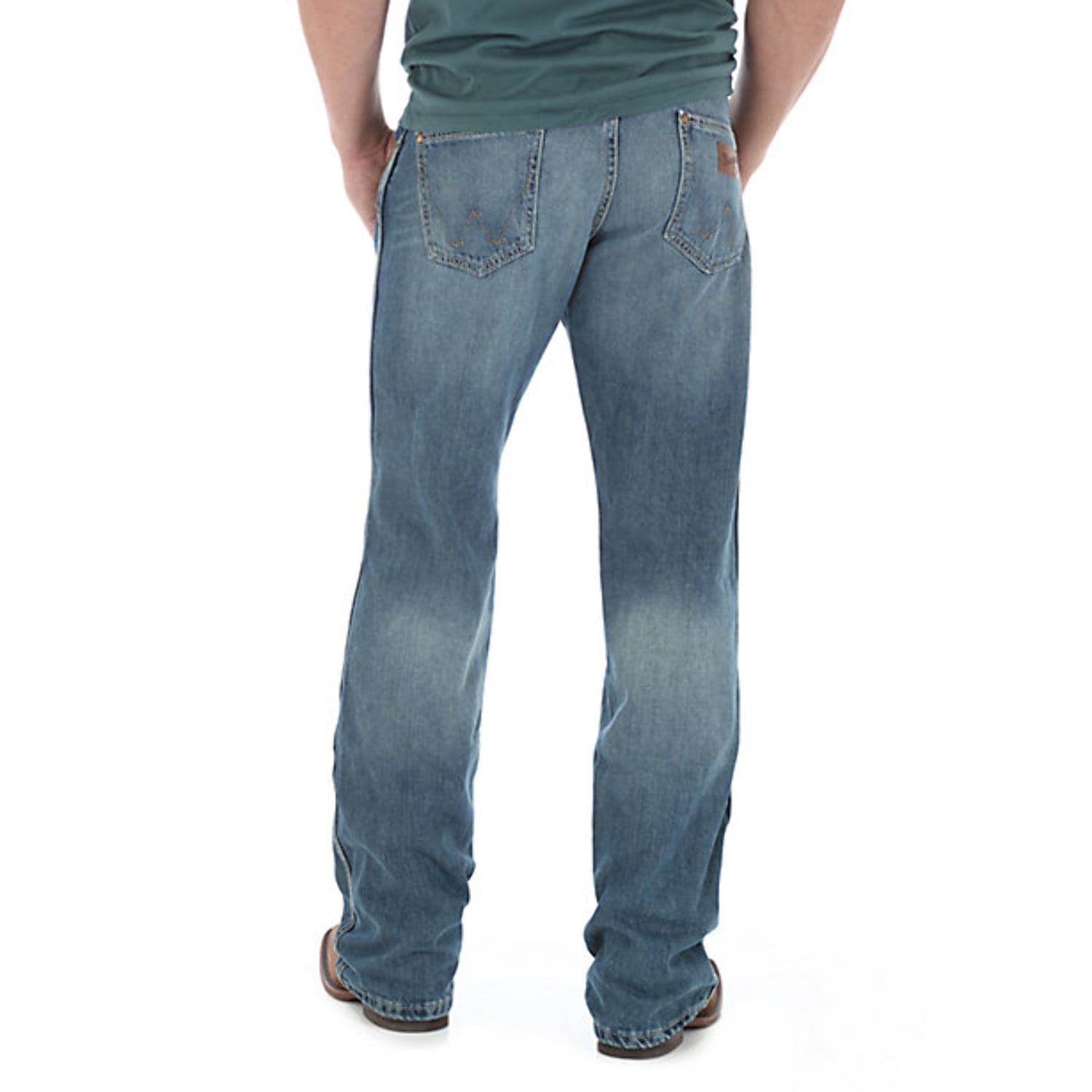 Wrangler Mens Retro Relaxed Fit Bootcut Jeans WRT20RT - Walmart.com