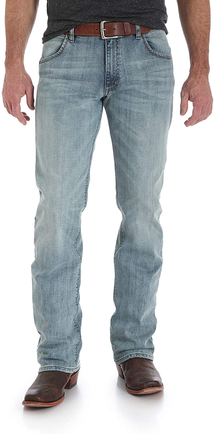 Wrangler Mens Retro Slim Fit Boot Cut Jean - Walmart.com