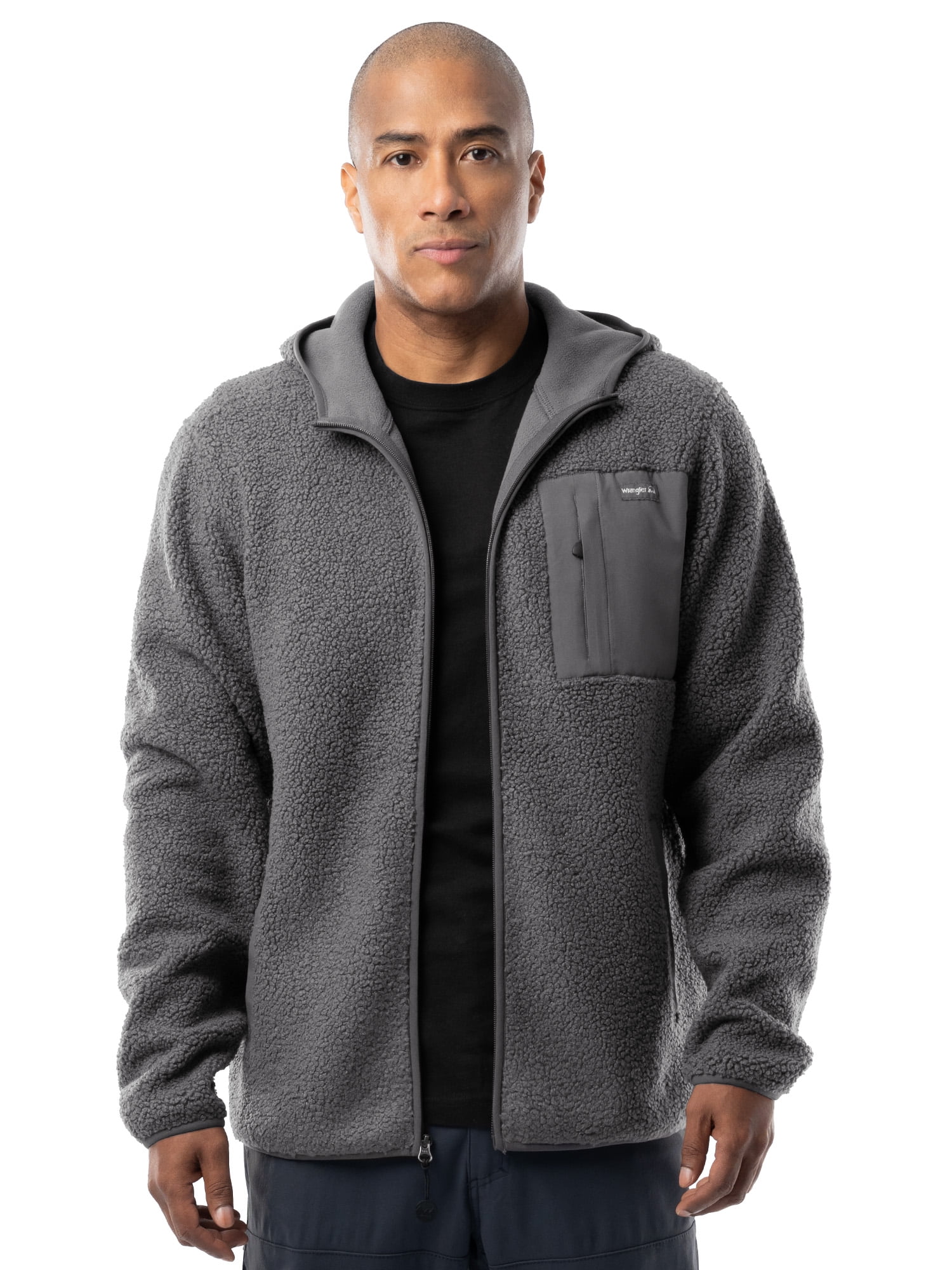 Wrangler Outdoor Men's & Big Men's Full Zip Burly Utility Backpacking ...