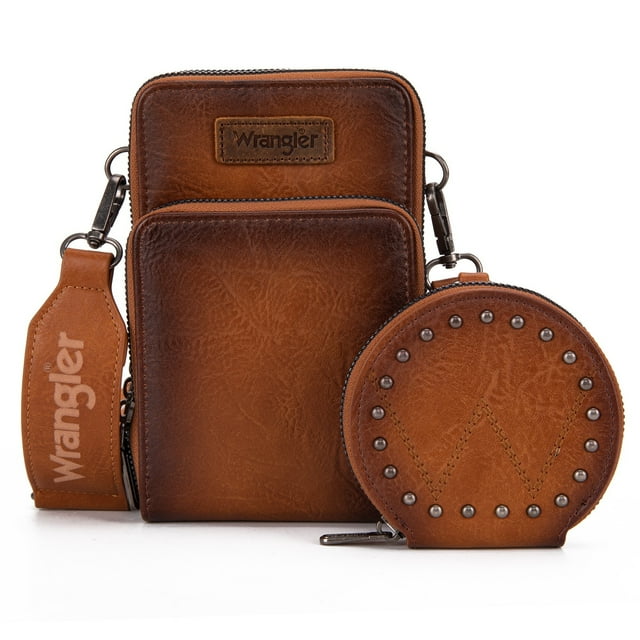 Wrangler RFID Blocking Crossbody Purses for Women Cell Phone Wallet ...