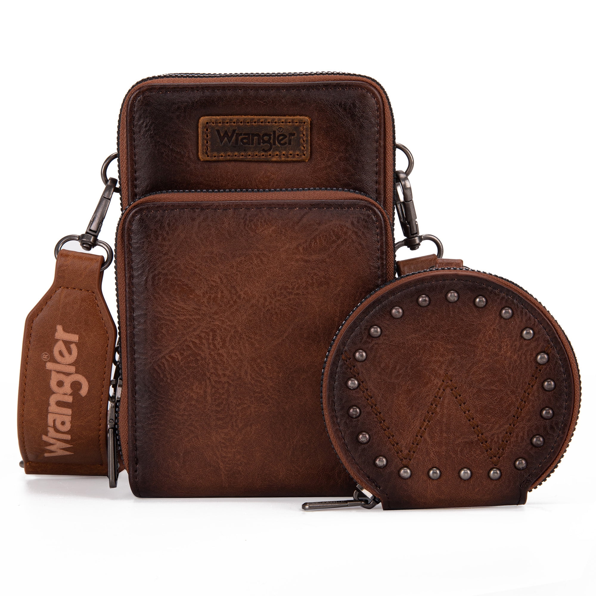Wrangler RFID Blocking Crossbody Purses for Women Cell Phone Wallet ...
