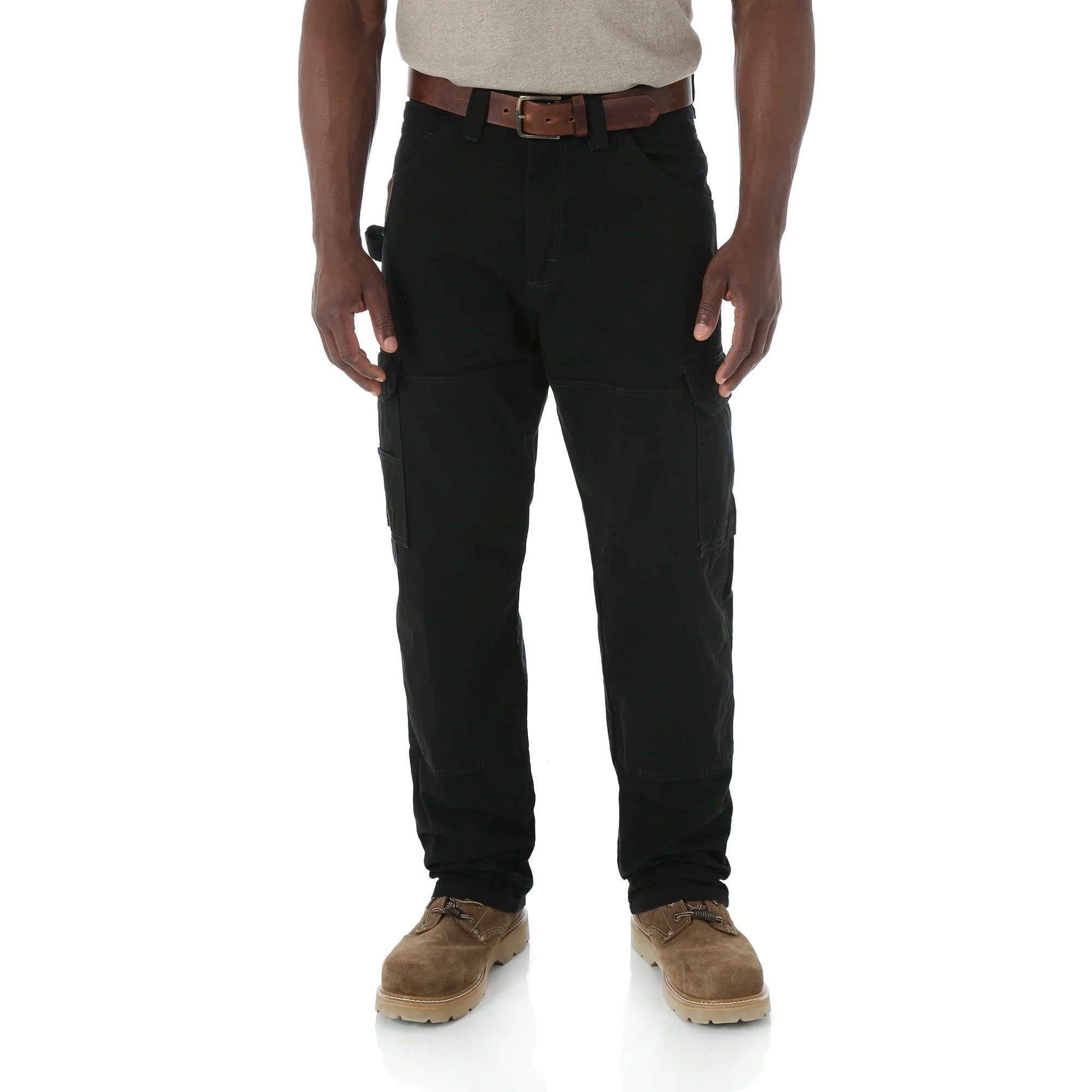 Wrangler RIGGS WORKWEAR Ripstop Ranger Pant - Black - Walmart.com