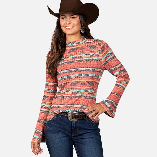 Wrangler Retro Aztec Vintage Top - Walmart.com