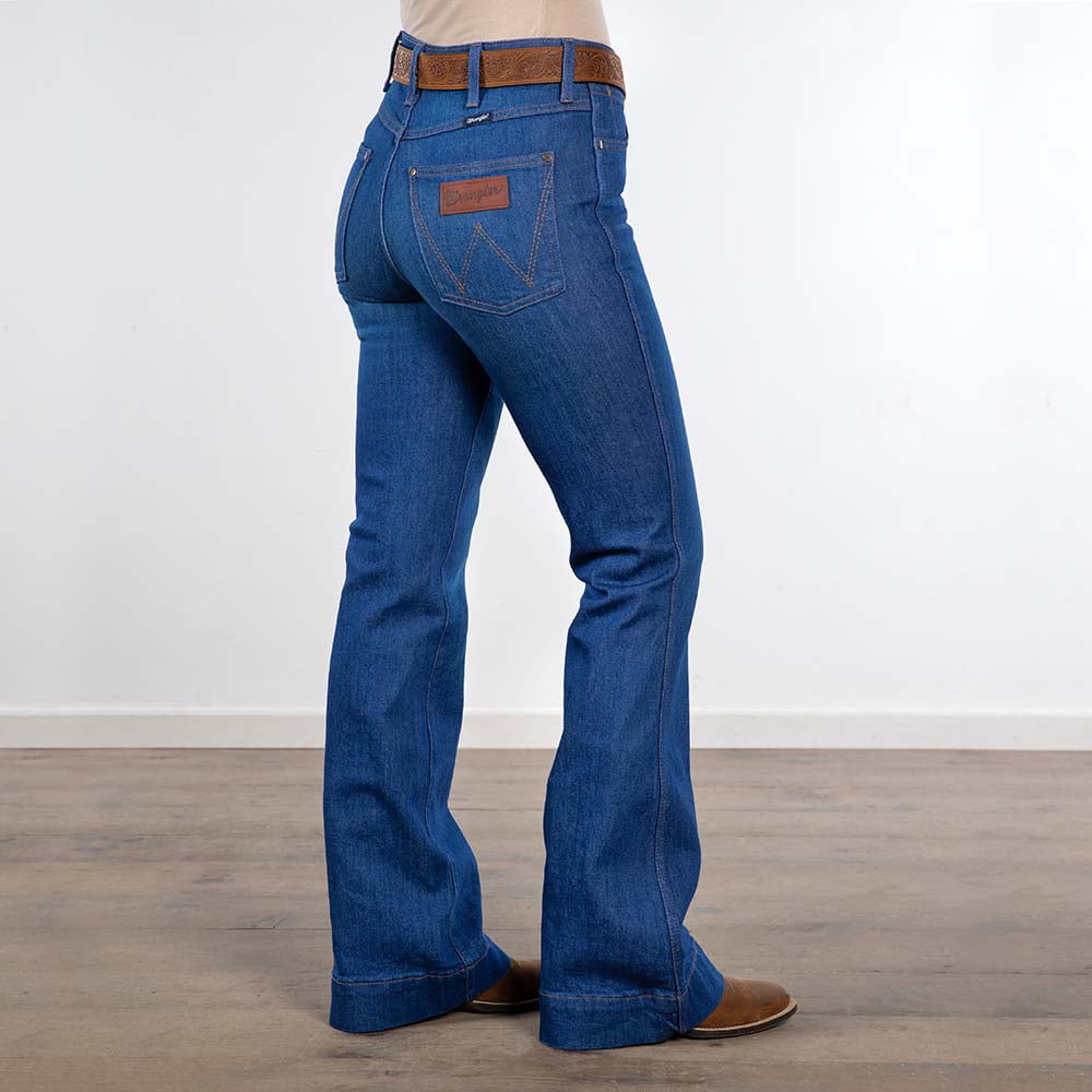 Wrangler® Women's Retro High Rise Trouser Jean - Walmart.com