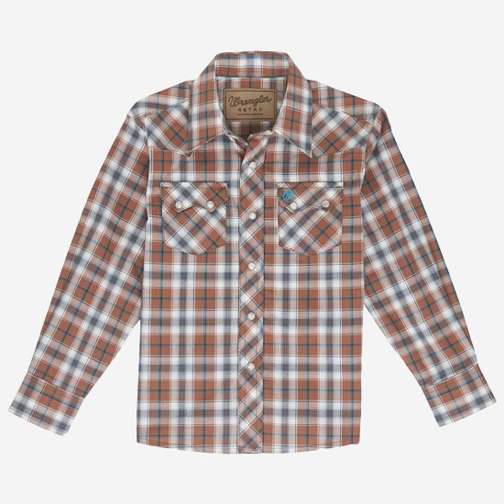 Wrangler Retro Boys' Hay In The Barn Shirt - Walmart.com