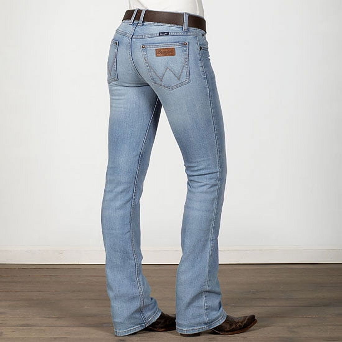 Women's Wrangler Retro® Mae Bootcut Jean - Mid Rise - Light - Walmart.com