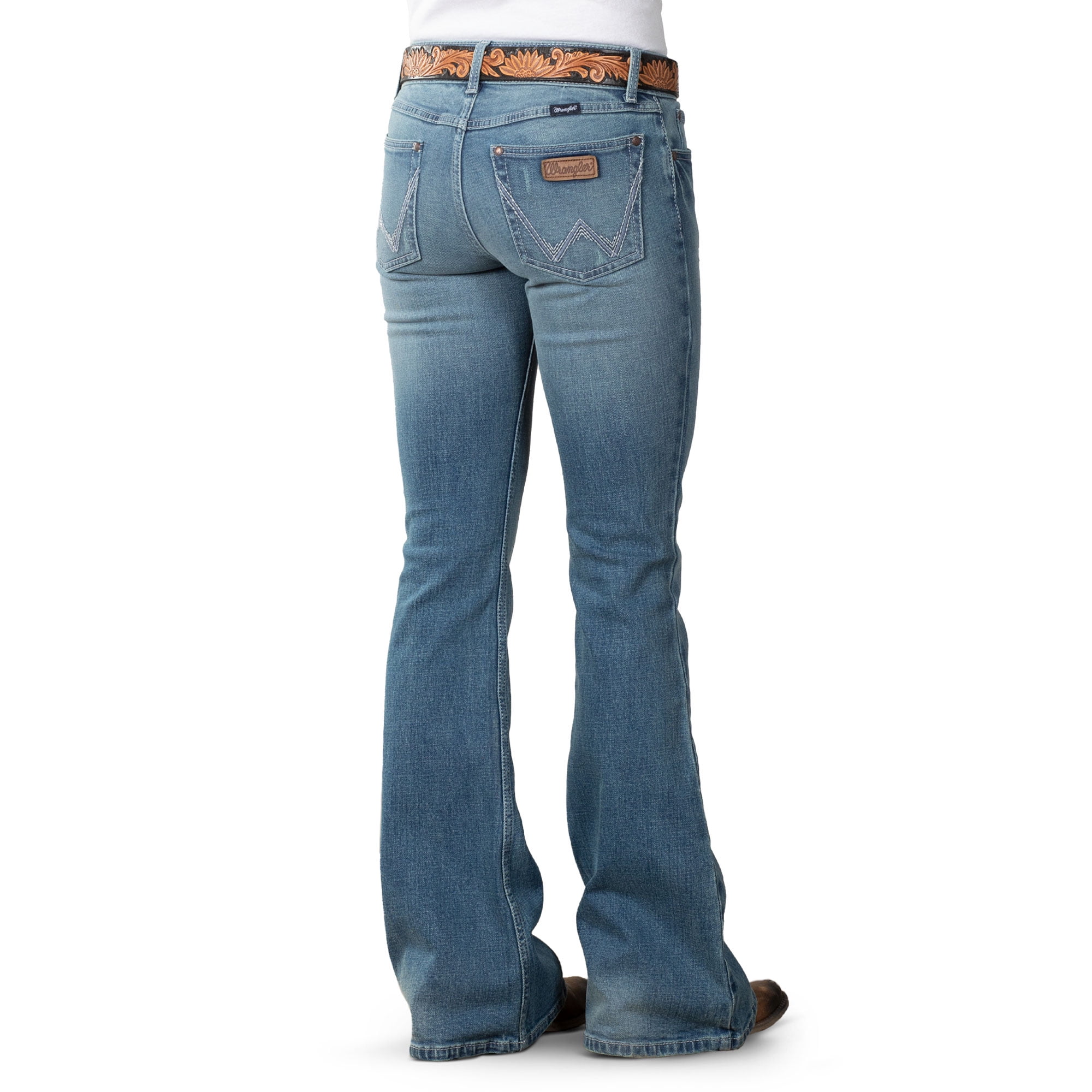 Wrangler Retro Mae Gianna Flare 09MWFQG Jeans 9x36 - Walmart.com