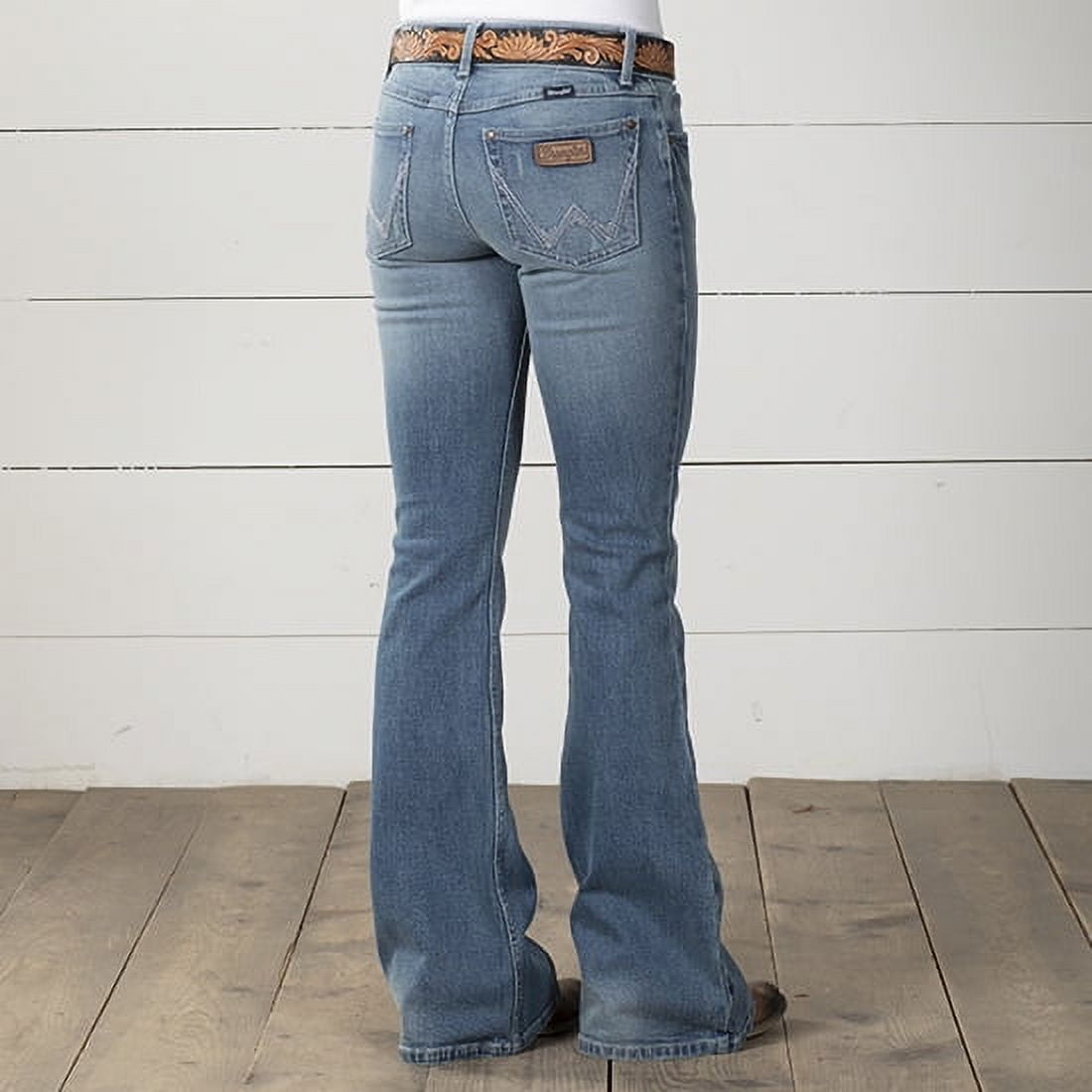 Wrangler Retro Mae Gianna Flare 09MWFQG Jeans - Walmart.com