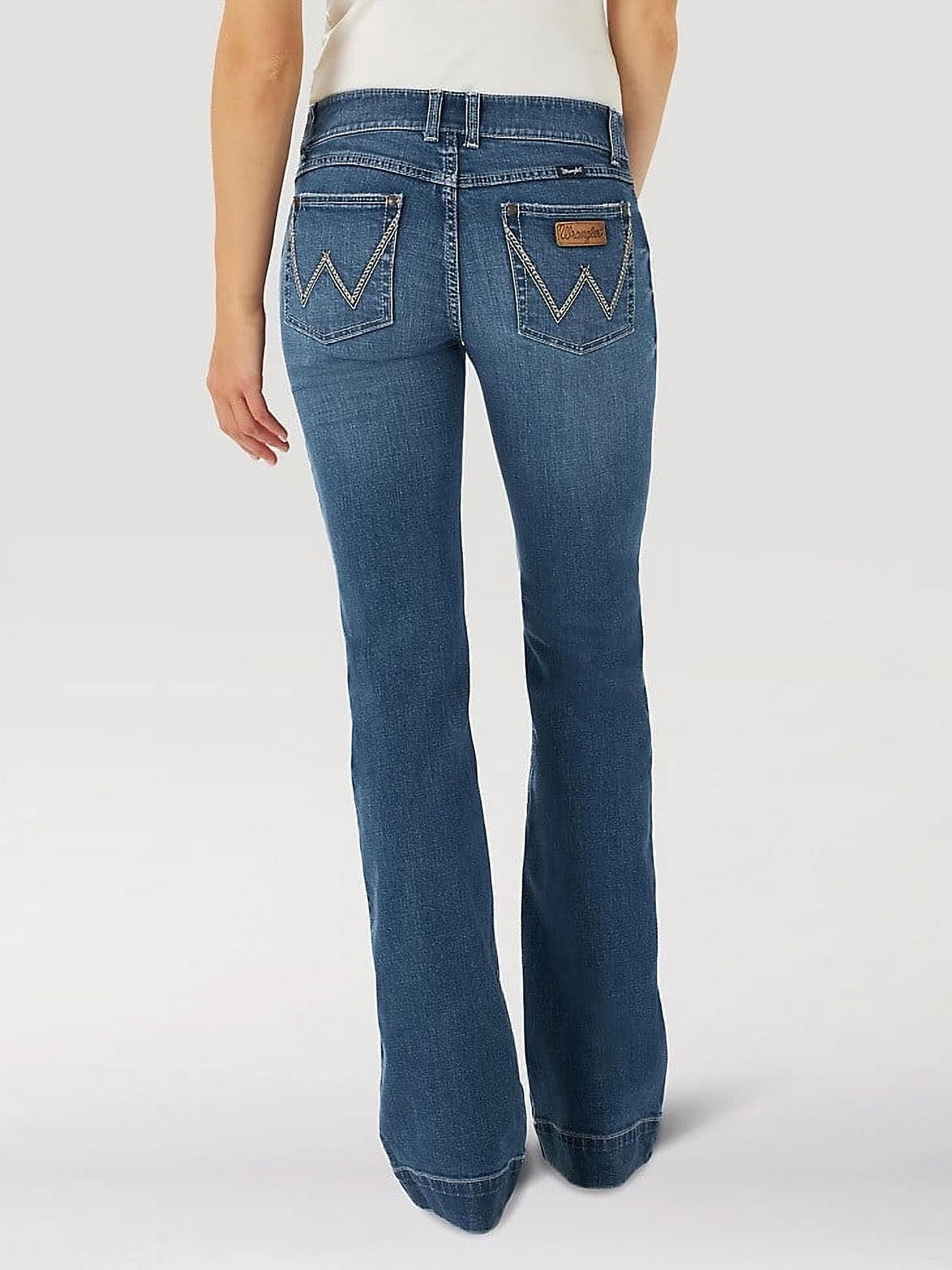 Wrangler Retro Mae Wide Leg Trouser - Ladies Jeans - 112315025 ...