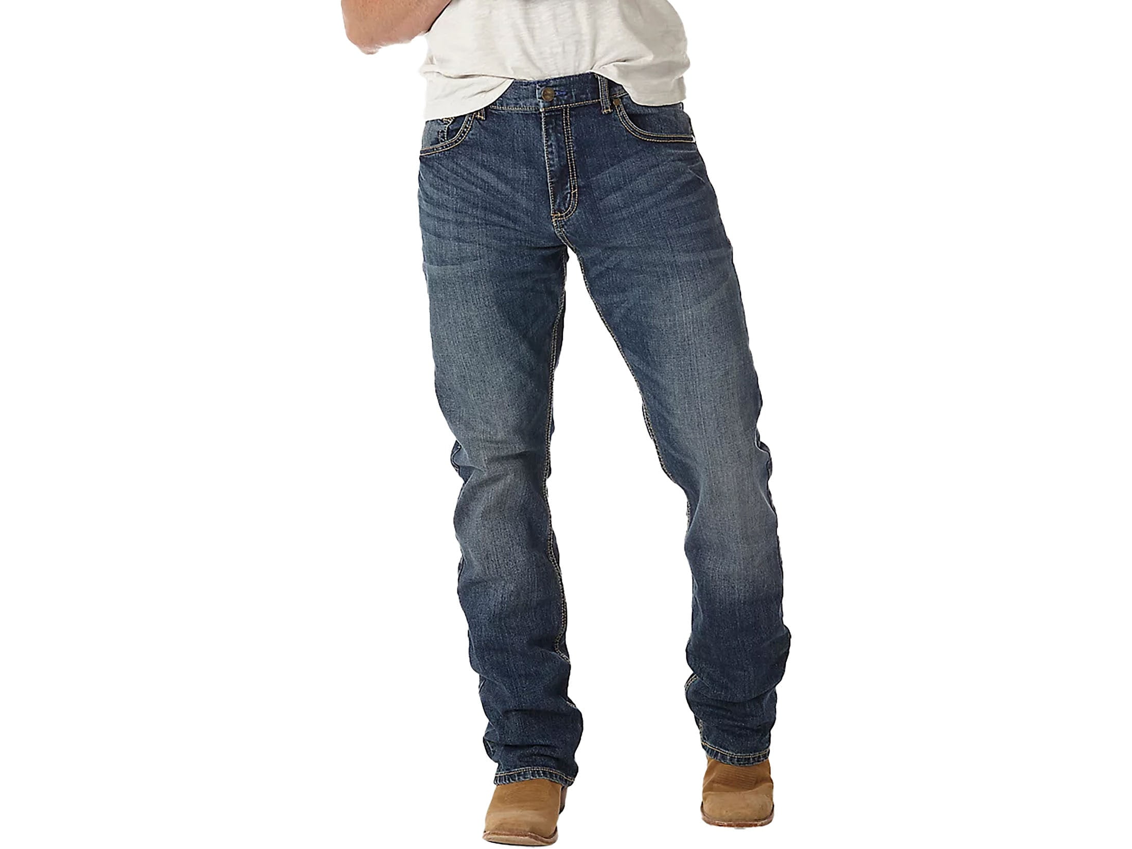 Wrangler Men's Retro Slim Fit Boot Cut Jeans WLT77LY - Walmart.com