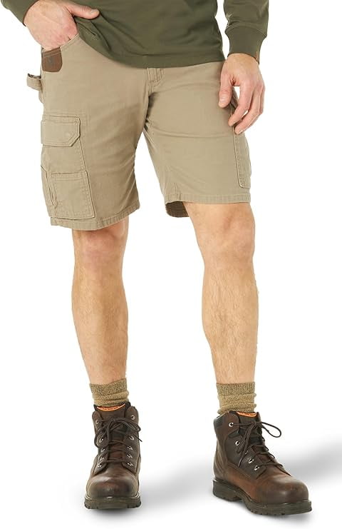 Wrangler Riggs Workwear Men's 11" Relaxed Stretch Ranger Short, Dark ...