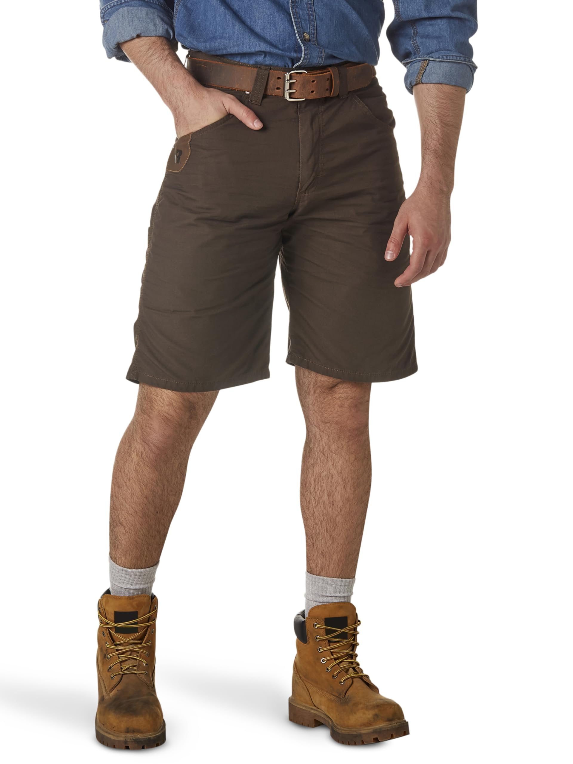 Wrangler Riggs Workwear Men's Technician Short, Dark Brown - Walmart.com