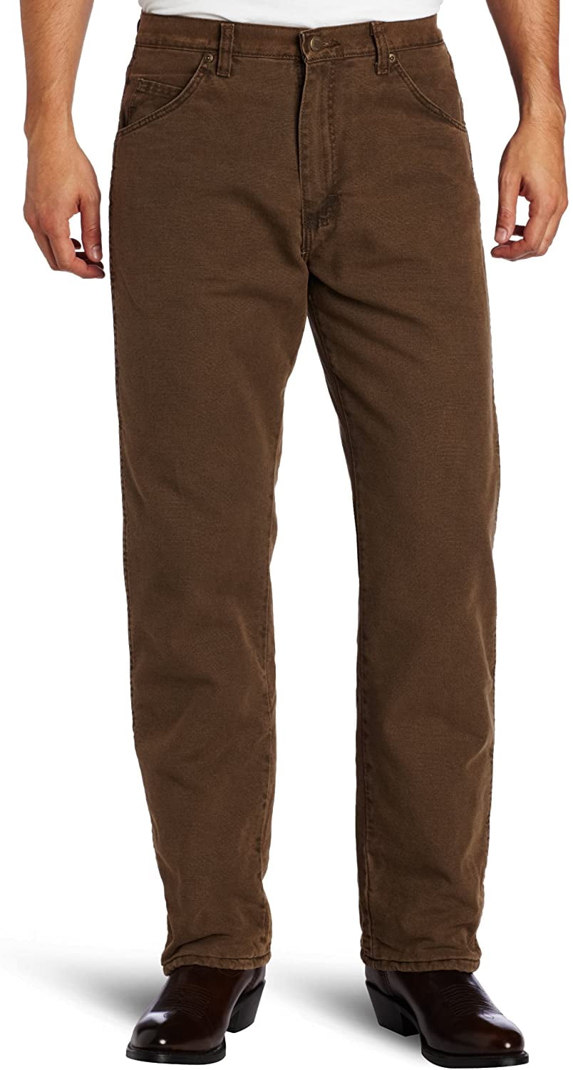 Wrangler Rugged Wear Mens Woodland Thermal Jean - Walmart.com