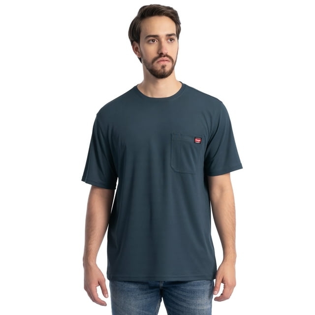 Wrangler SS Poly Performance Tee - Walmart.com