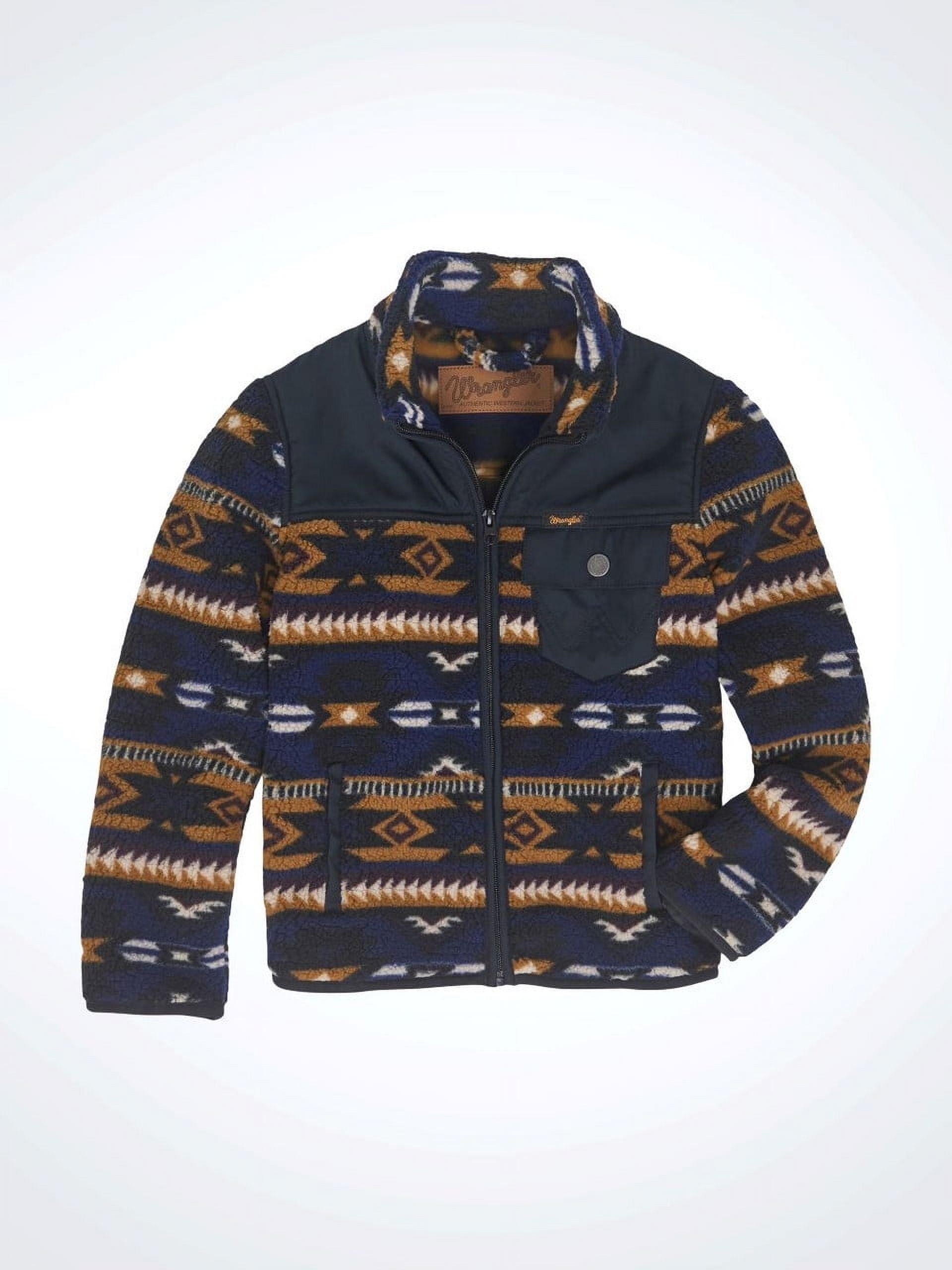 Wrangler Sherpa Full Zip Desert Vibe - Kids Boys Jacket - 112353110 ...