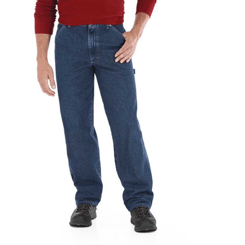 Wrangler Tall Men's Carpenter Fit Jeans - Denim/Canvas - Relaxed Fit ...