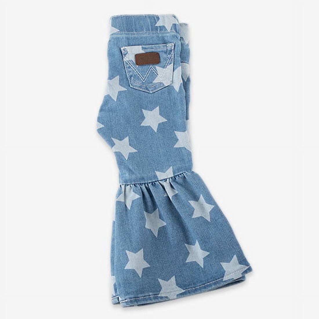 Wrangler Toddler-Girls' Star Print Flare Jeans Blue 3T - Walmart.com