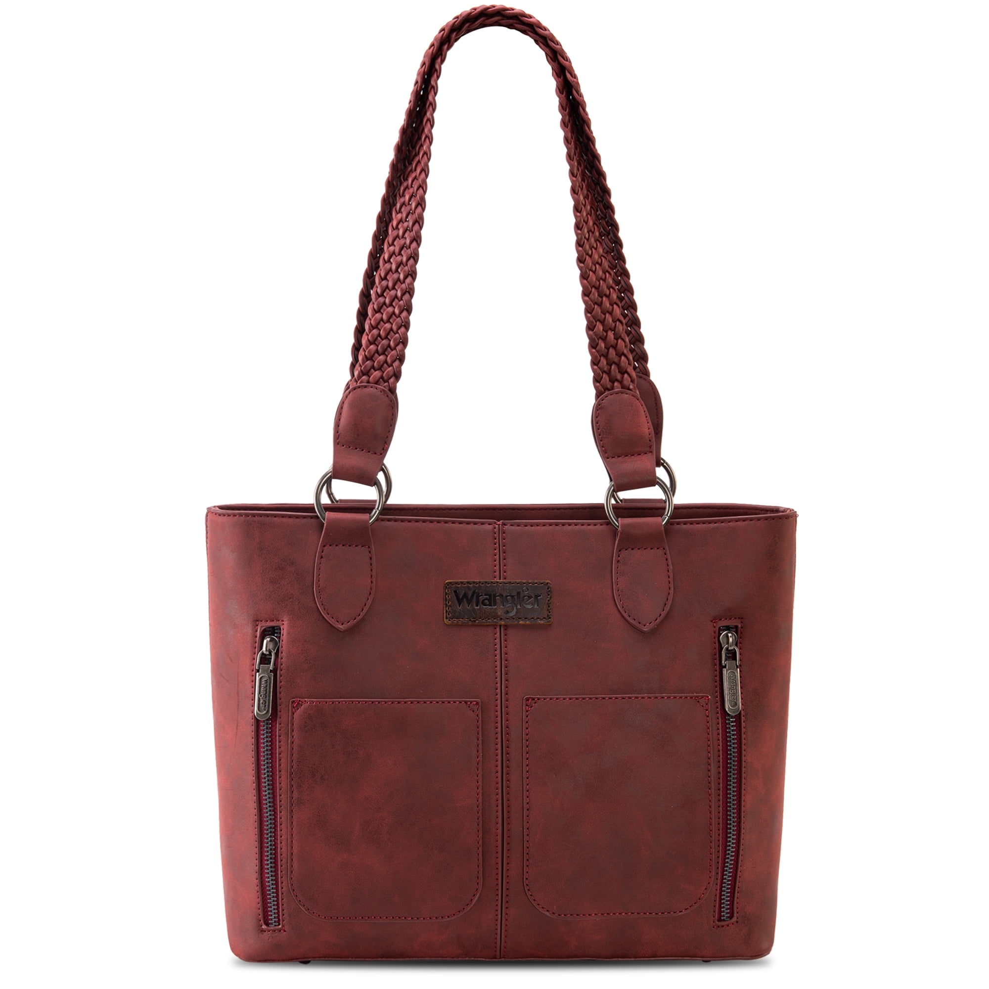 Wrangler Distressed Tote Bag for Women Western Purse Multi Pockets ...