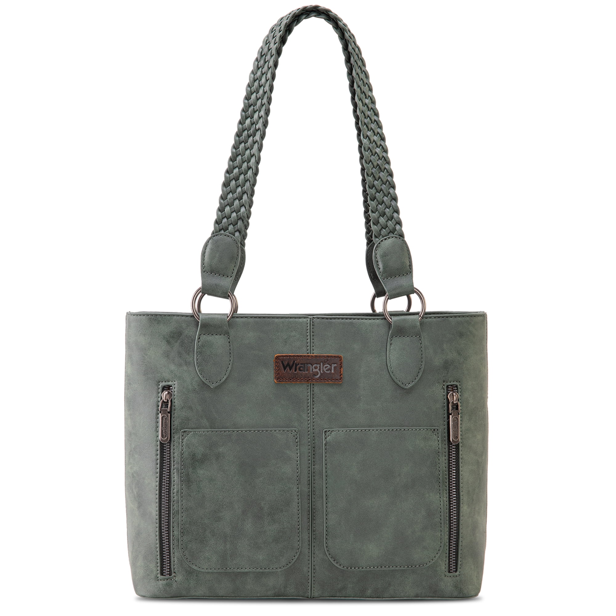 Wrangler Tote Bag for Women Multi Pockets Leather Purse Medium Handbags ...