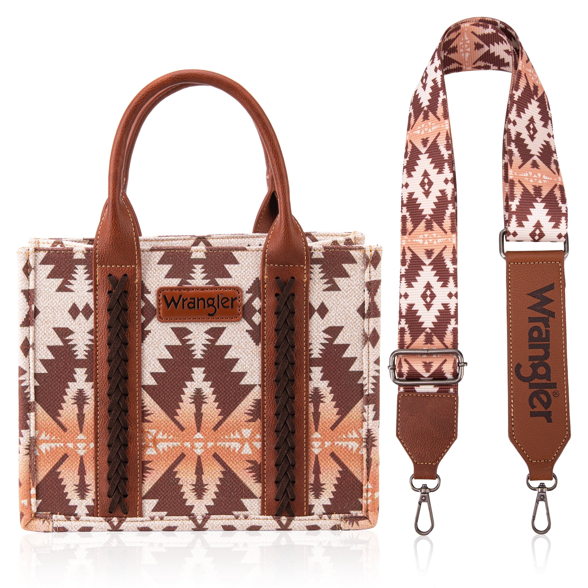 Montana West Wrangler Tote Bag, Aztec Print Shoulder Purse for Women ...