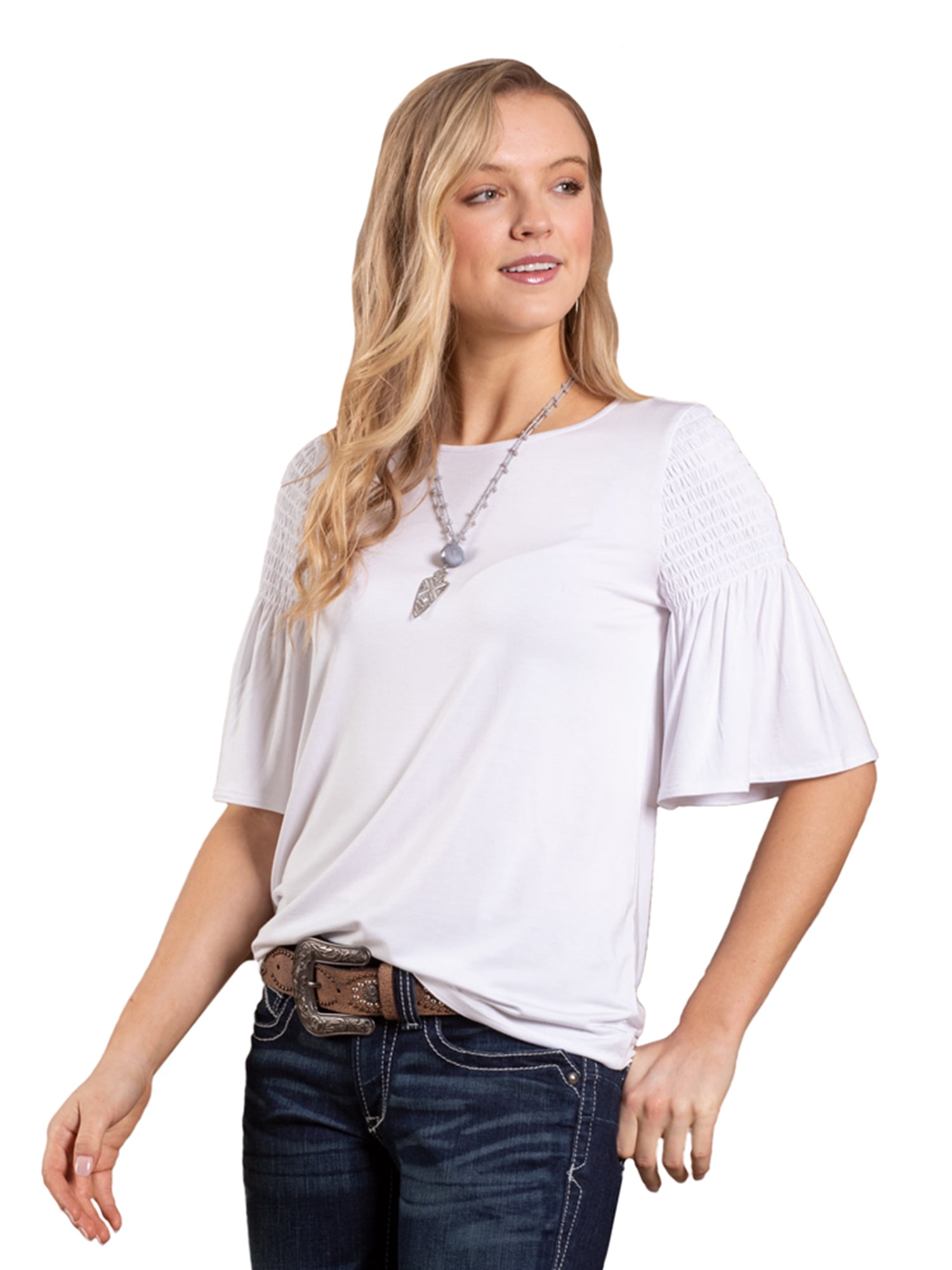 Wrangler Unforgiven White Top - Walmart.com