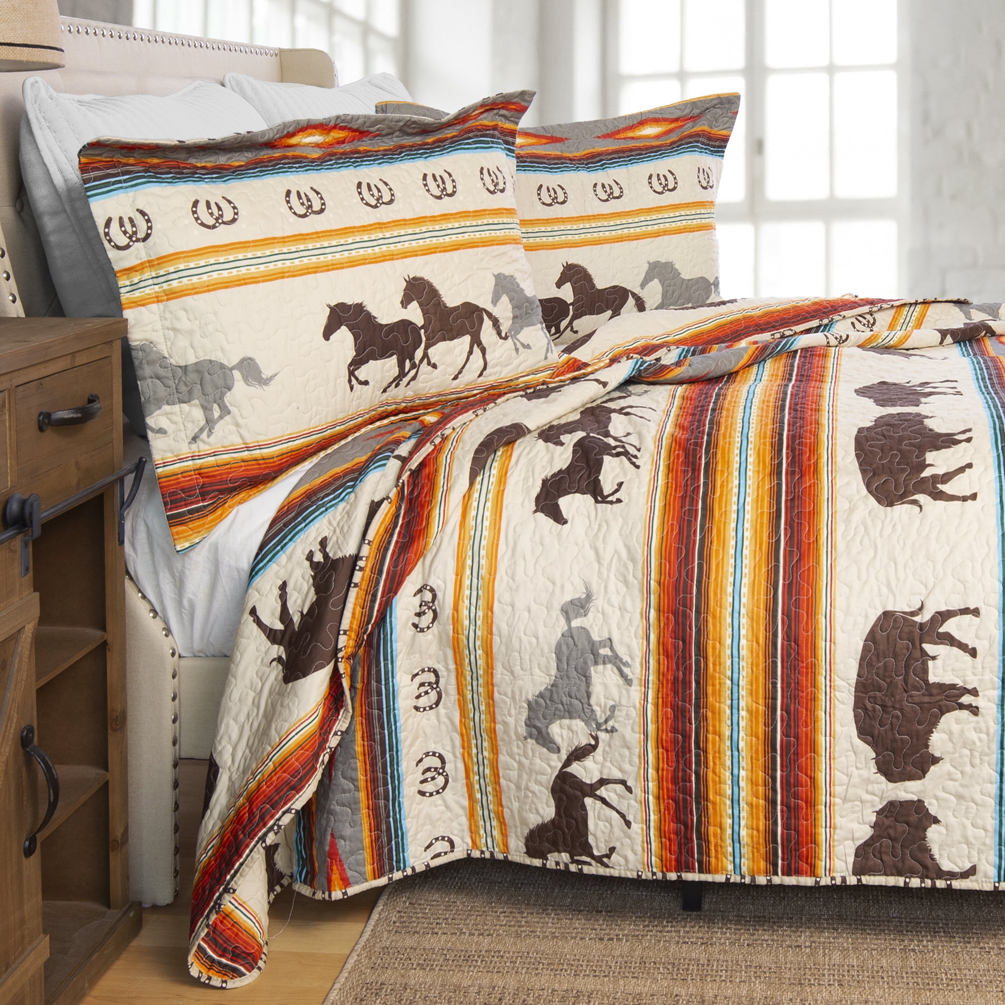 Carstens, Inc. Western Aztec Country Bedding Set, Southwestern ...