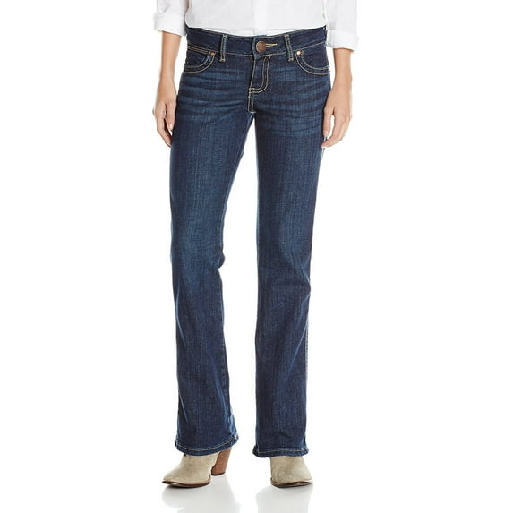 Wrangler Women's Premium Patch Mae Sits Above Hip with Back Pocket Jean ...