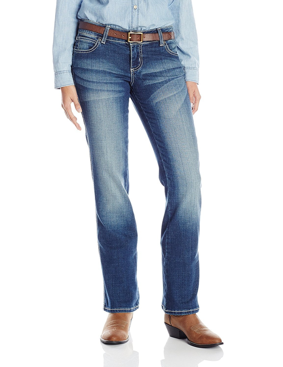 Wrangler Women's Premium Patch Mae with Booty up Technology, Medium ...