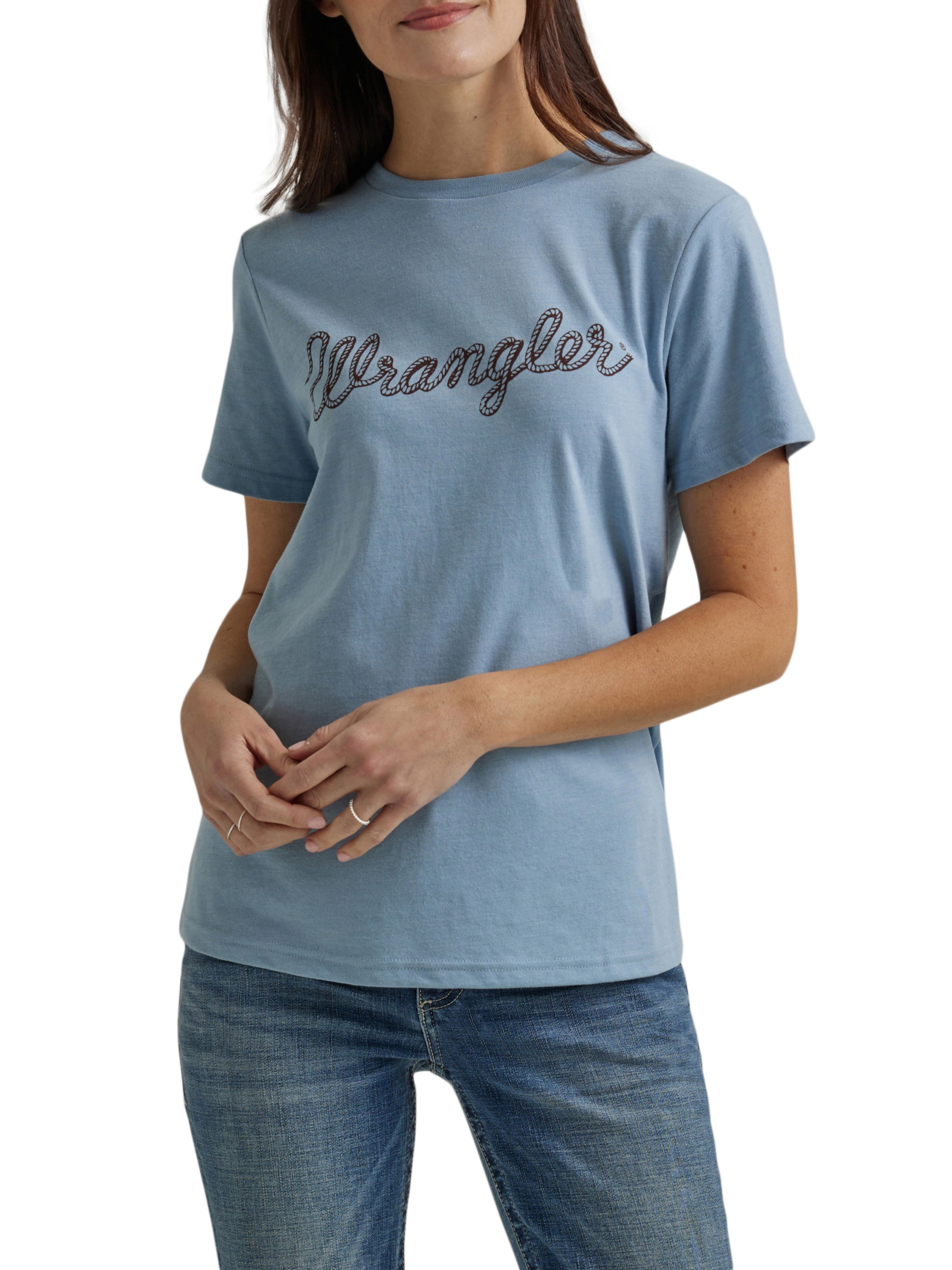Wrangler® Women's Regular Fit Short Sleeve Tee - Walmart.com